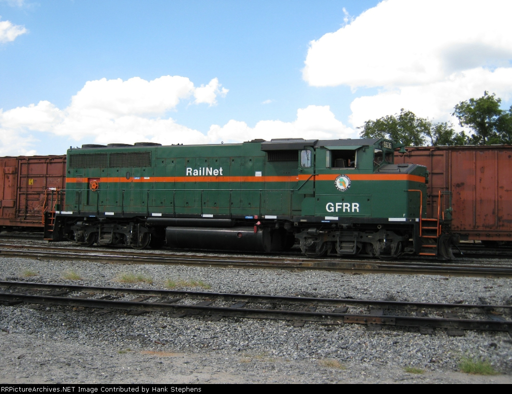 GFRR 9636 poses for a roster shot at the GFRR headqarters in the former SAL-CSX yard, now GFRR ...